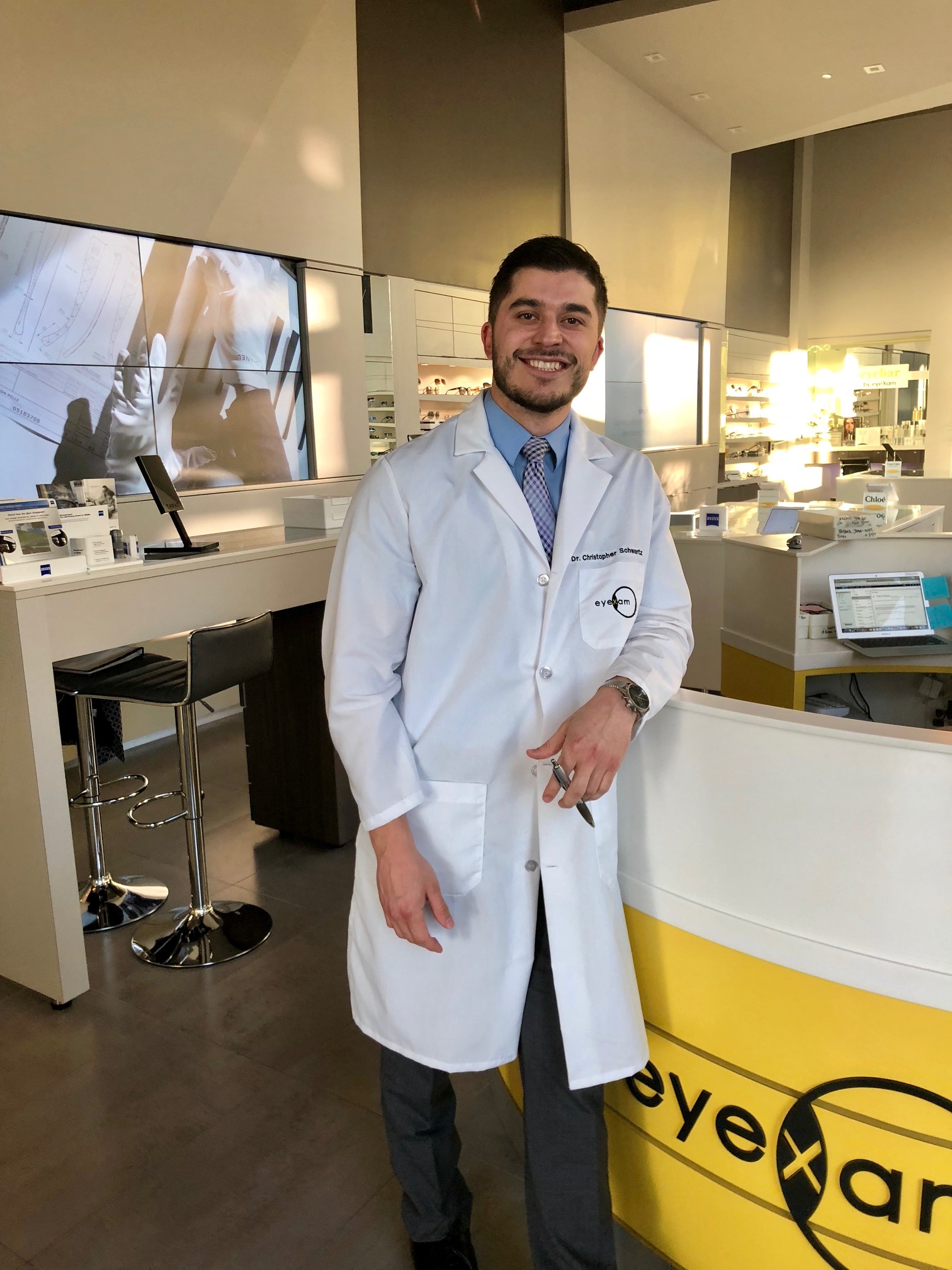 High Tech Meets Contemporary Retail In eyeXam’s Optometry Office Design ...